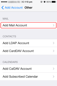 Email Setup IOS | Skymesh