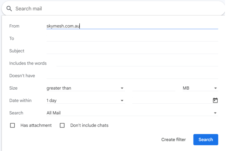How to prevent Gmail from sending Skymesh email to Spam | Skymesh