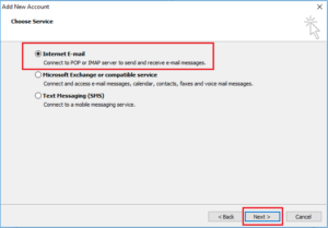 Email Setup Outlook 2010 | Skymesh